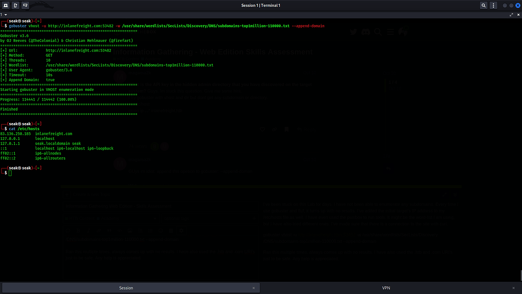 Information Gathering Web Edition - Skills Assessment - Academy - Hack The Box :: Forums