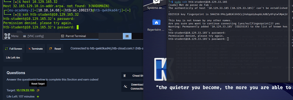 Issue with ssh connection (all seems fineto me ...) - Academy - Hack The Box :: Forums