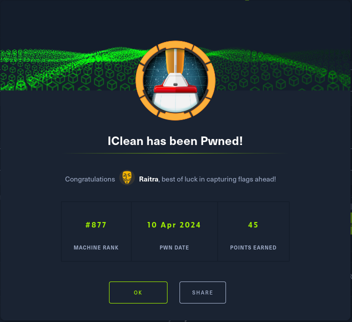 Official IClean Discussion - Machines - Hack The Box :: Forums