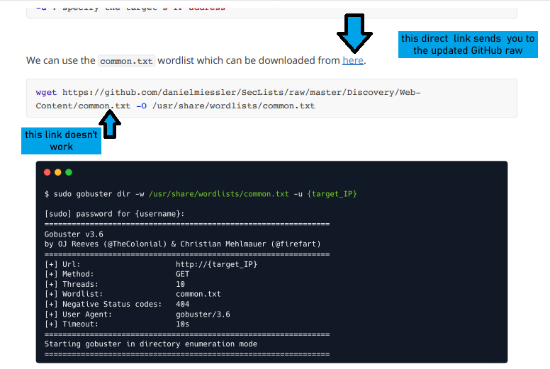 Issue with gobuster (version command not working). Unable to finish crocodile machine - Machines ...