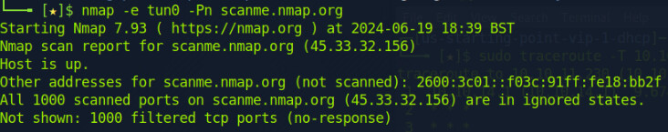 Can't scan any machines from Pwnbox - Machines - Hack The Box :: Forums